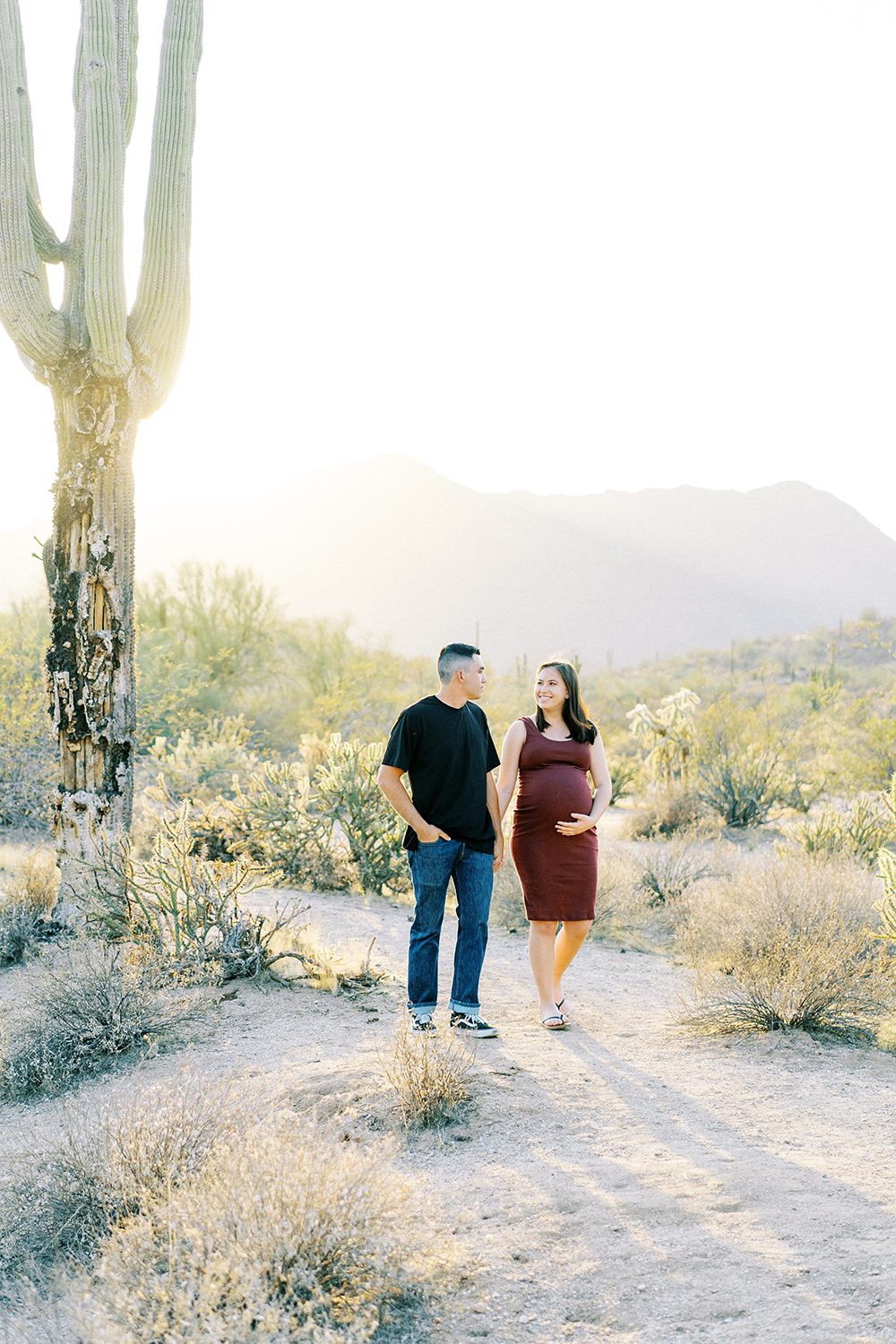 Phon D Sutton Arizona Desert Maternity - Gabby Canario Portraits